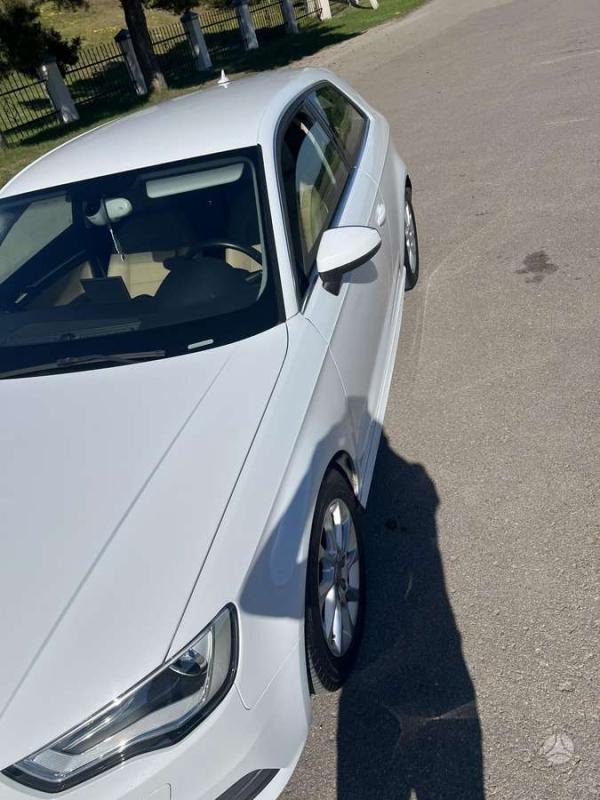 White Audi A3 2014 in Kaunas, with an engine capacity of 1.60 L and mileage of 311 thousand km for 6450 €, photo 9 on AUTOMOTO.COM.LV