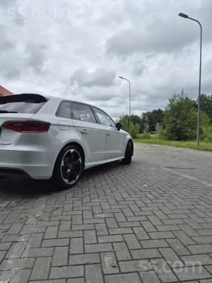 White Audi A3 2014 in Riga, with an engine capacity of 2.00 L and mileage of 350 thousand km for 10500 €, photo 3 on AUTOMOTO.COM.LV