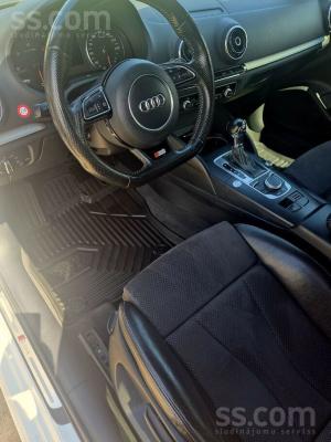 White Audi A3 2014 in Riga, with an engine capacity of 2.00 L and mileage of 350 thousand km for 10500 €, photo 9 on AUTOMOTO.COM.LV