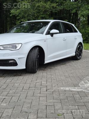 White Audi A3 2014 in Riga, with an engine capacity of 2.00 L and mileage of 350 thousand km for 10500 €, photo 12 on AUTOMOTO.COM.LV