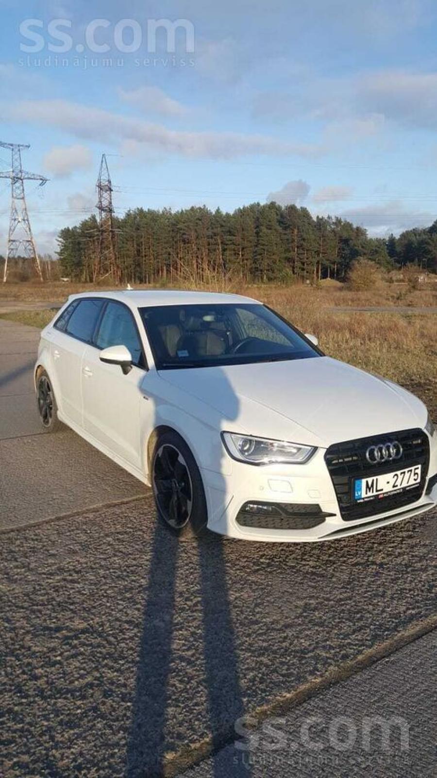 Balts Audi A3 2014 Rīga, ar dzinēja tilpumu 2.00 L un nobraukumu 350 tūkst. km par 9950 €, foto 15 vietnē AUTOMOTO.COM.LV