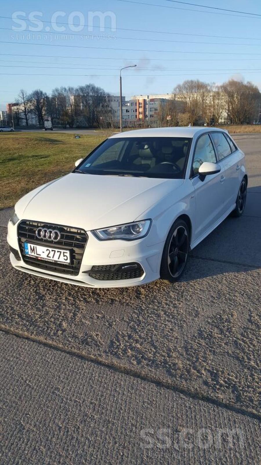 Balts Audi A3 2014 Rīga, ar dzinēja tilpumu 2.00 L un nobraukumu 350 tūkst. km par 9950 €, foto 17 vietnē AUTOMOTO.COM.LV