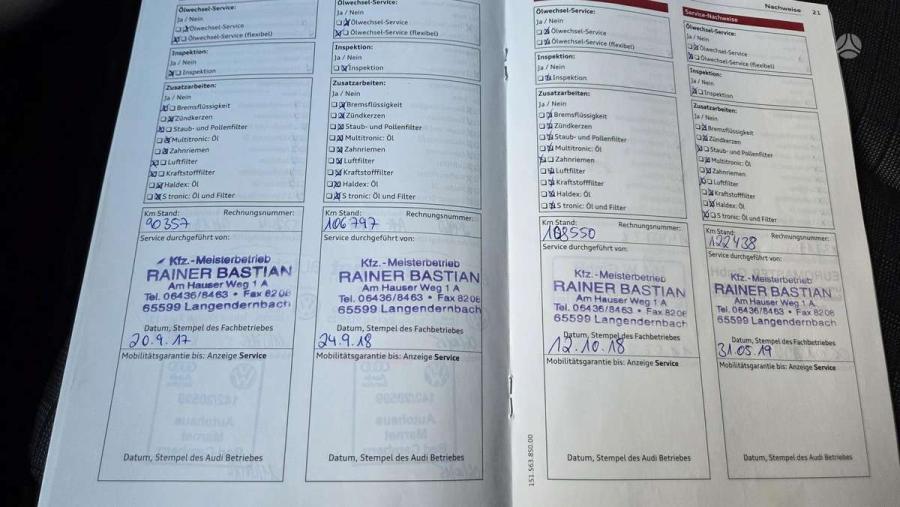Белый Ауди А3 2014 в Тельшяй, объемом двигателя 1.97 л и пробегом 228 тыс. км за 9500 €, фото 17 на AUTOMOTO.COM.LV
