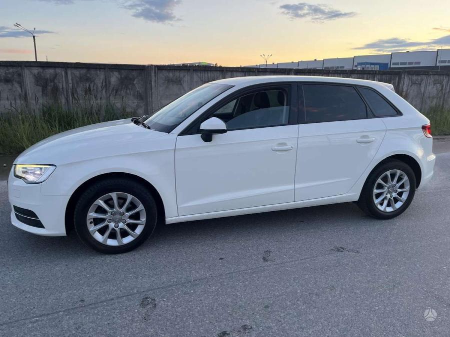 Balts Audi A3 2014 Viļņa, ar dzinēja tilpumu 1.40 L un nobraukumu 181 tūkst. km par 8450 €, foto 6 vietnē AUTOMOTO.COM.LV