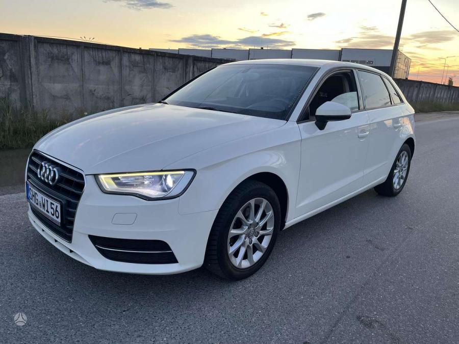 Balts Audi A3 2014 Viļņa, ar dzinēja tilpumu 1.40 L un nobraukumu 181 tūkst. km par 8450 €, foto 9 vietnē AUTOMOTO.COM.LV