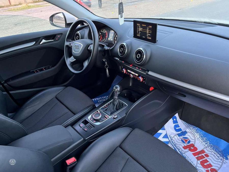 Balts Audi A3 2014 Viļņa, ar dzinēja tilpumu 1.40 L un nobraukumu 181 tūkst. km par 8450 €, foto 12 vietnē AUTOMOTO.COM.LV