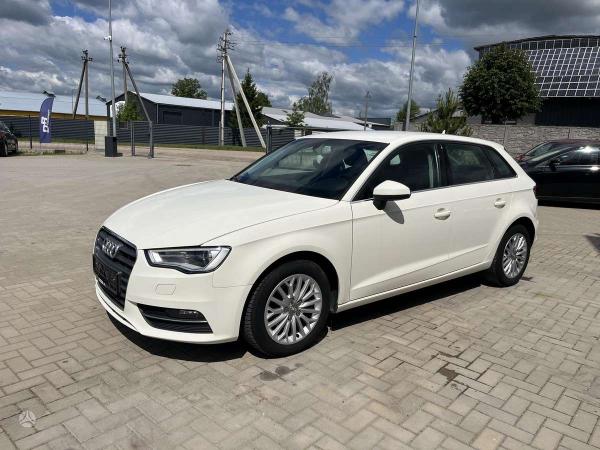 White Audi A3 2014 in Taurage, with an engine capacity of 1.60 L and mileage of 280 thousand km for 5700 €, photo 3 on AUTOMOTO.COM.LV