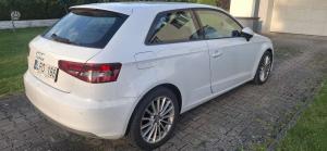 White Audi A3 2014 in Ukmerge, with an engine capacity of 2.00 L and mileage of 180 thousand km for 5999 €, photo 4 on AUTOMOTO.COM.LV