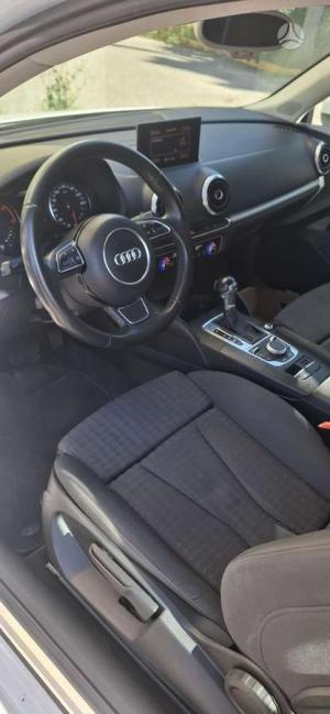 White Audi A3 2014 in Ukmerge, with an engine capacity of 2.00 L and mileage of 180 thousand km for 5999 €, photo 6 on AUTOMOTO.COM.LV