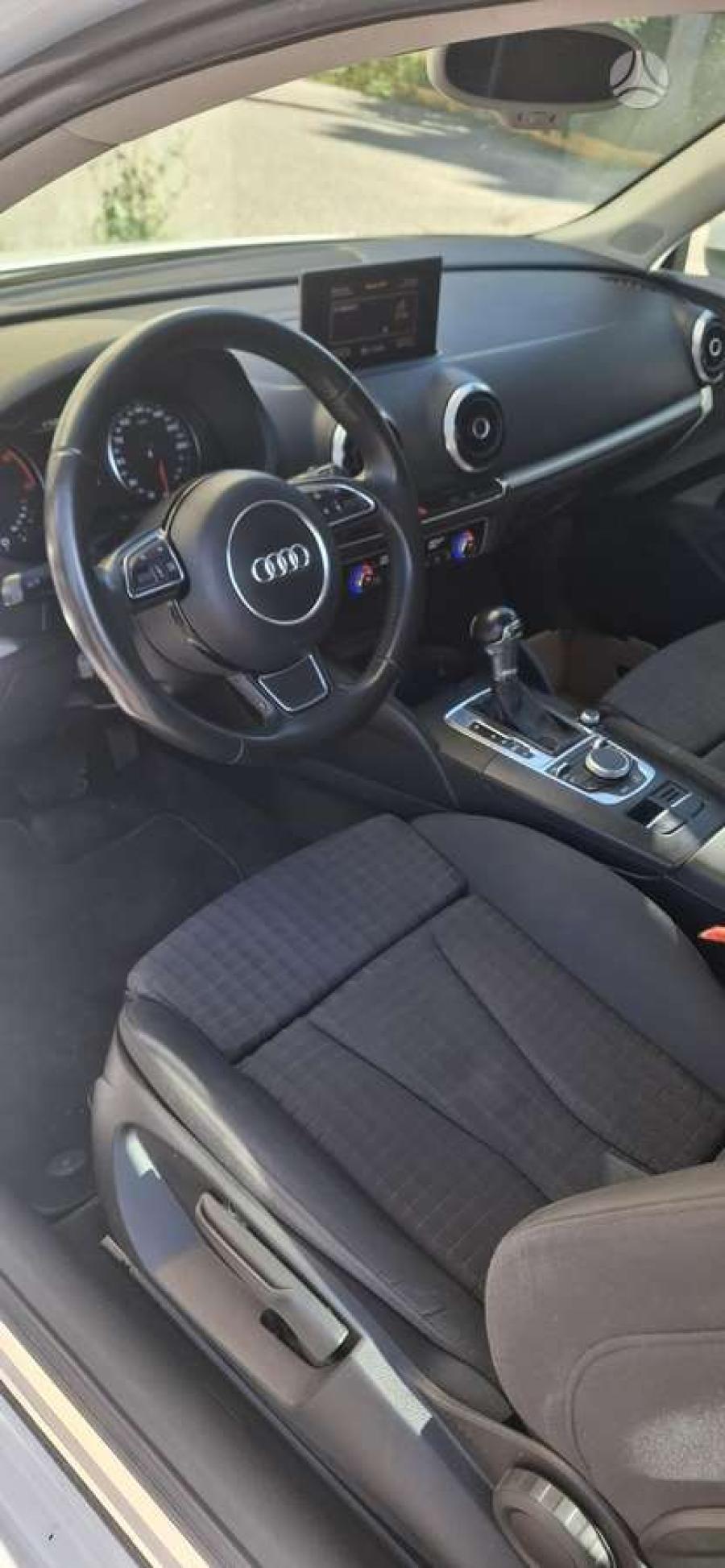 White Audi A3 2014 in Ukmerge, with an engine capacity of 2.00 L and mileage of 180 thousand km for 5999 €, photo 6 on AUTOMOTO.COM.LV
