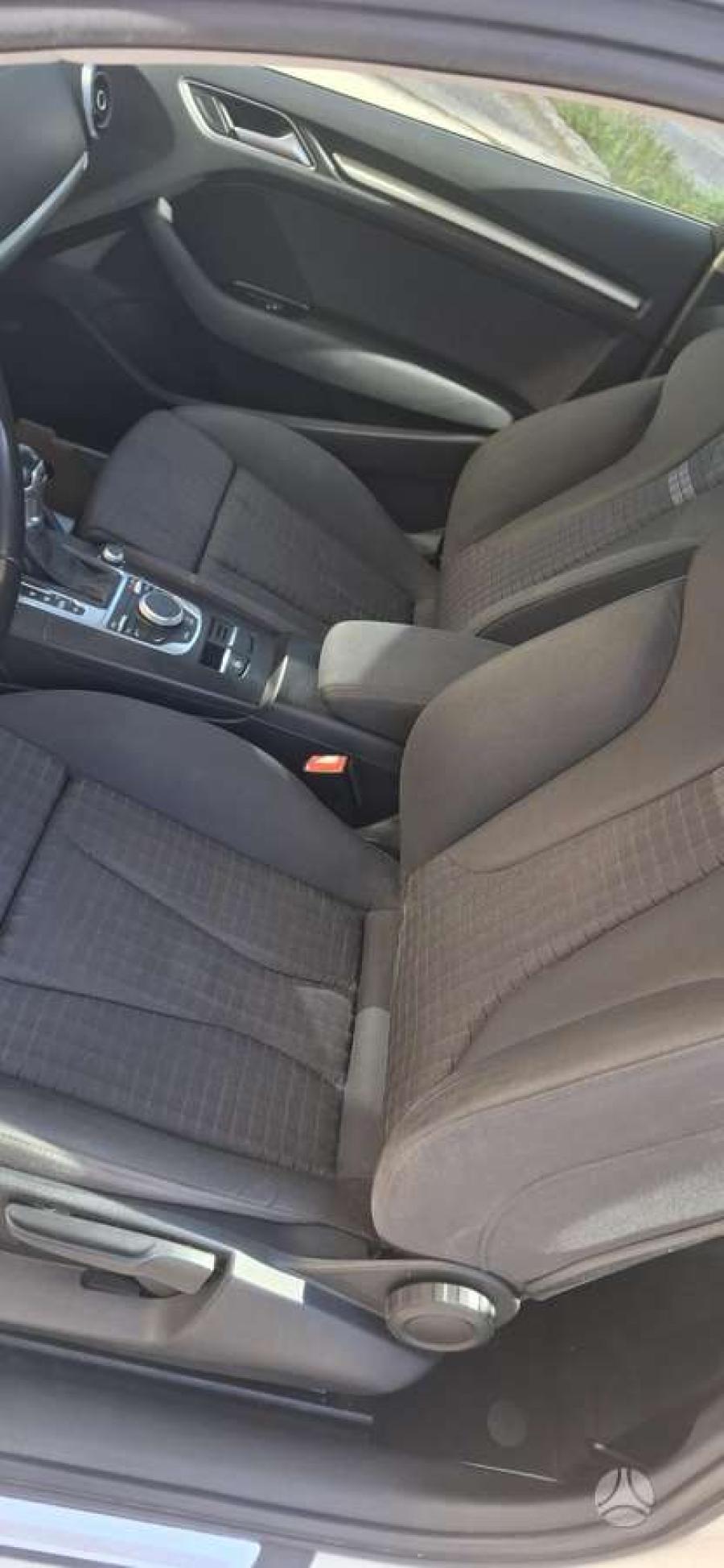 White Audi A3 2014 in Ukmerge, with an engine capacity of 2.00 L and mileage of 180 thousand km for 5999 €, photo 9 on AUTOMOTO.COM.LV