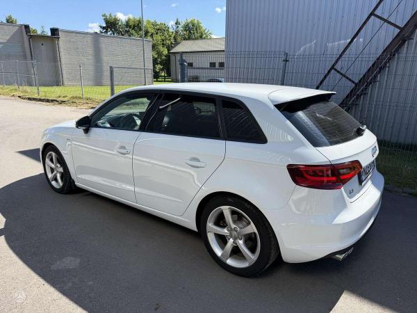White Audi A3 2014 in Telschi, with an engine capacity of 1.97 L and mileage of 244 thousand km for 9999 €, photo 10 on AUTOMOTO.COM.LV