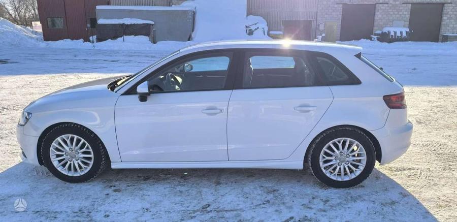 White Audi A3 2015 in Skuodas, with an engine capacity of 1.60 L and mileage of 294 thousand km for 8000 €, photo 2 on AUTOMOTO.COM.LV