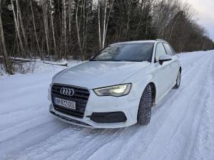 White Audi A3 2015 in Kaunas, with an engine capacity of 1.60 L and mileage of 329 thousand km for 6200 €, photo  on AUTOMOTO.COM.LV