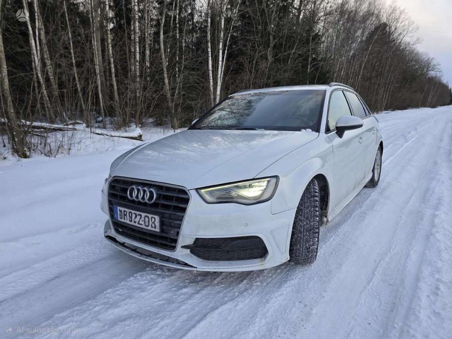 Balts Audi A3 2015 Kauņa, ar dzinēja tilpumu 1.60 L un nobraukumu 329 tūkst. km par 6200 €, foto 1 vietnē AUTOMOTO.COM.LV