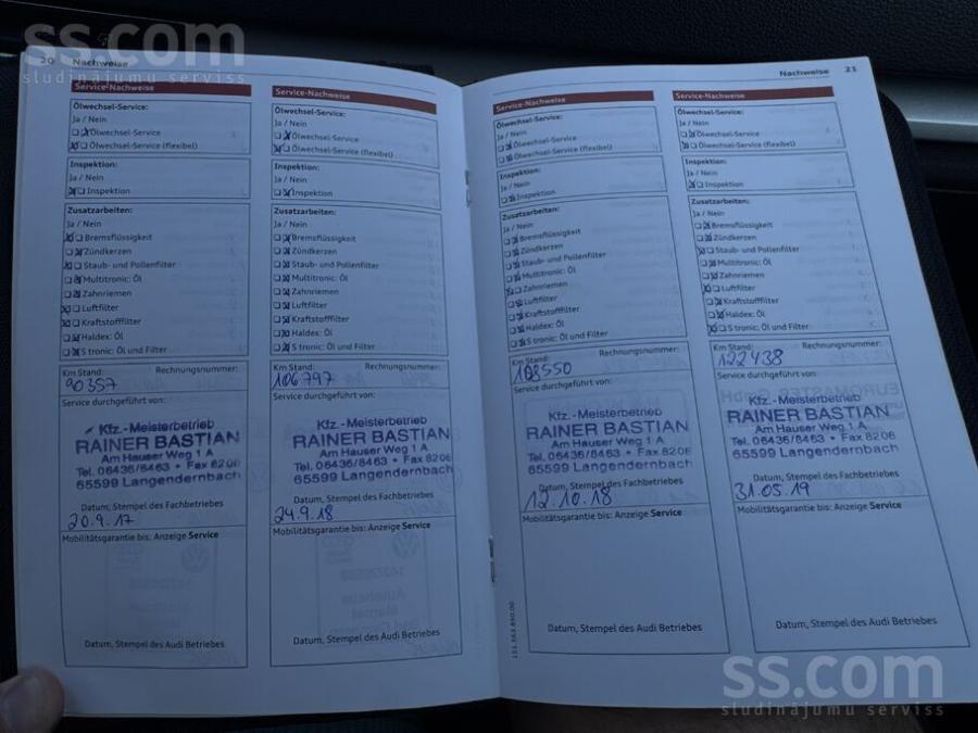 Белый Ауди А3 2015 в Елгава, объемом двигателя 2.00 л и пробегом 228 тыс. км за 10750 €, фото 15 на AUTOMOTO.COM.LV