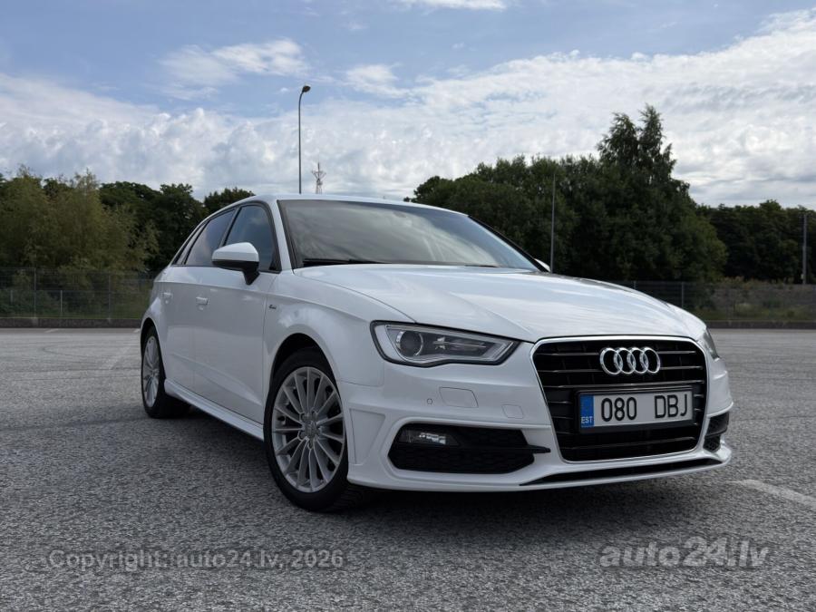 White Audi A3 2016 in Tallinn, with an engine capacity of 1.40 L and mileage of 146 thousand km for 11500 €, photo 1 on AUTOMOTO.COM.LV