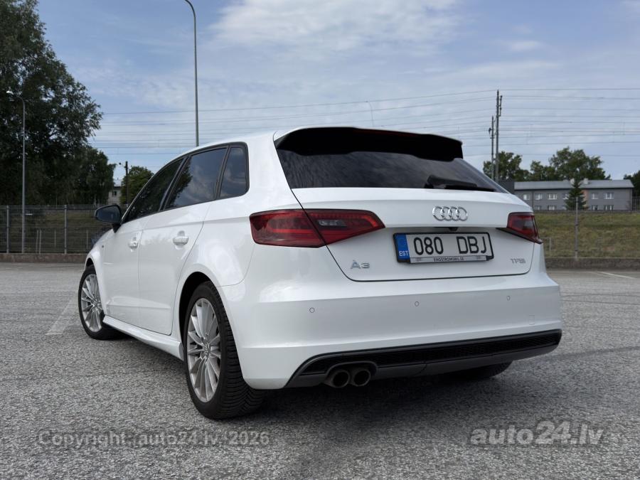 White Audi A3 2016 in Tallinn, with an engine capacity of 1.40 L and mileage of 146 thousand km for 11500 €, photo 5 on AUTOMOTO.COM.LV