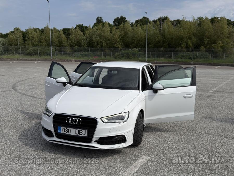 White Audi A3 2016 in Tallinn, with an engine capacity of 1.40 L and mileage of 146 thousand km for 11500 €, photo 7 on AUTOMOTO.COM.LV