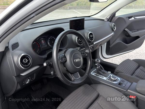 White Audi A3 2016 in Tallinn, with an engine capacity of 1.40 L and mileage of 146 thousand km for 11500 €, photo 8 on AUTOMOTO.COM.LV