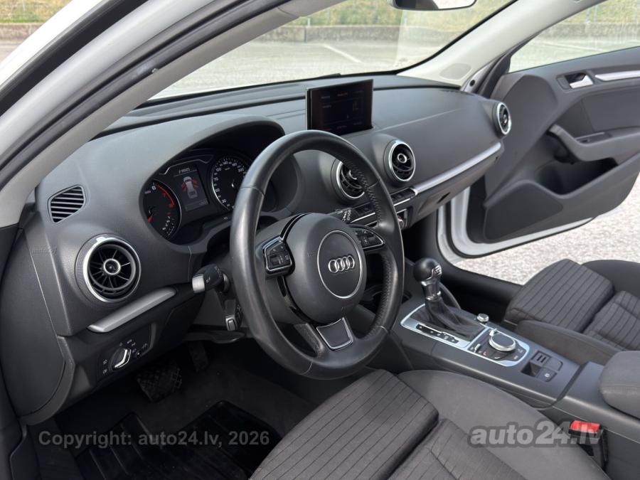 White Audi A3 2016 in Tallinn, with an engine capacity of 1.40 L and mileage of 146 thousand km for 11500 €, photo 9 on AUTOMOTO.COM.LV