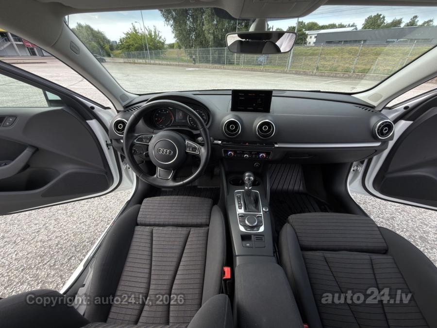 White Audi A3 2016 in Tallinn, with an engine capacity of 1.40 L and mileage of 146 thousand km for 11500 €, photo 11 on AUTOMOTO.COM.LV