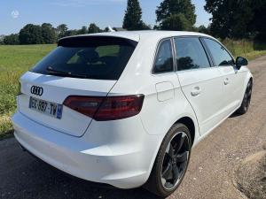 White Audi A3 2016 in Taurage, with an engine capacity of 1.60 L and mileage of 168 thousand km for 8600 €, photo 6 on AUTOMOTO.COM.LV