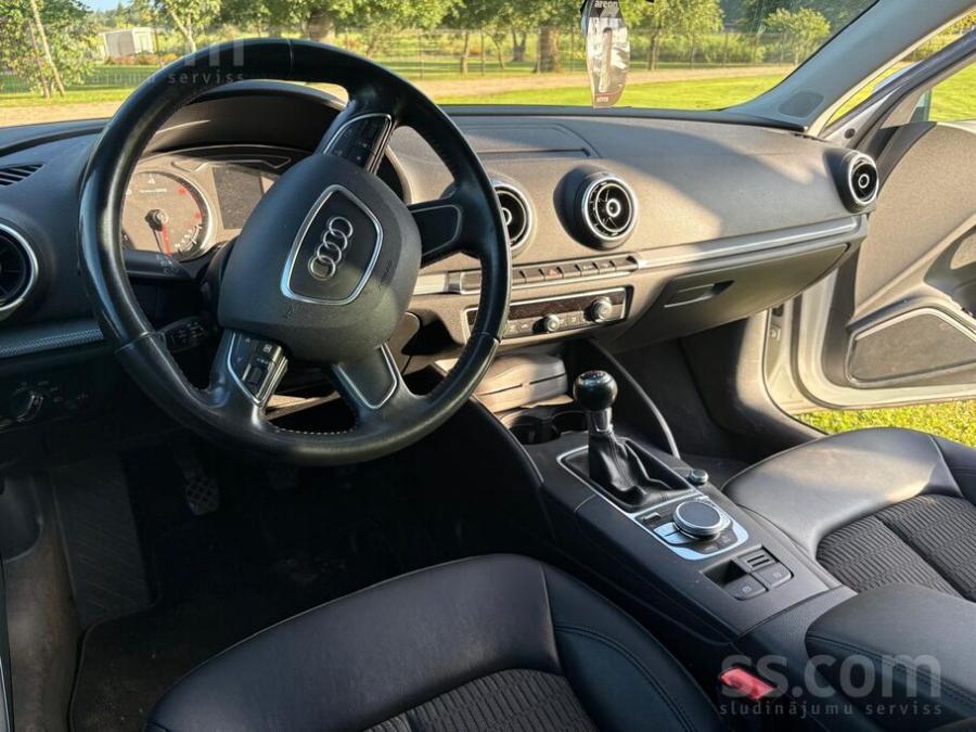 Balts Audi A3 2016 Ventspils, ar dzinēja tilpumu 2.00 L un nobraukumu 316 tūkst. km par 8700 €, foto 4 vietnē AUTOMOTO.COM.LV