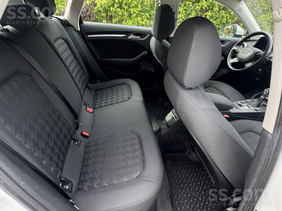 White Audi A3 2016 in Riga, with an engine capacity of 1.60 L and mileage of 211 thousand km for 10000 €, photo 13 on AUTOMOTO.COM.LV