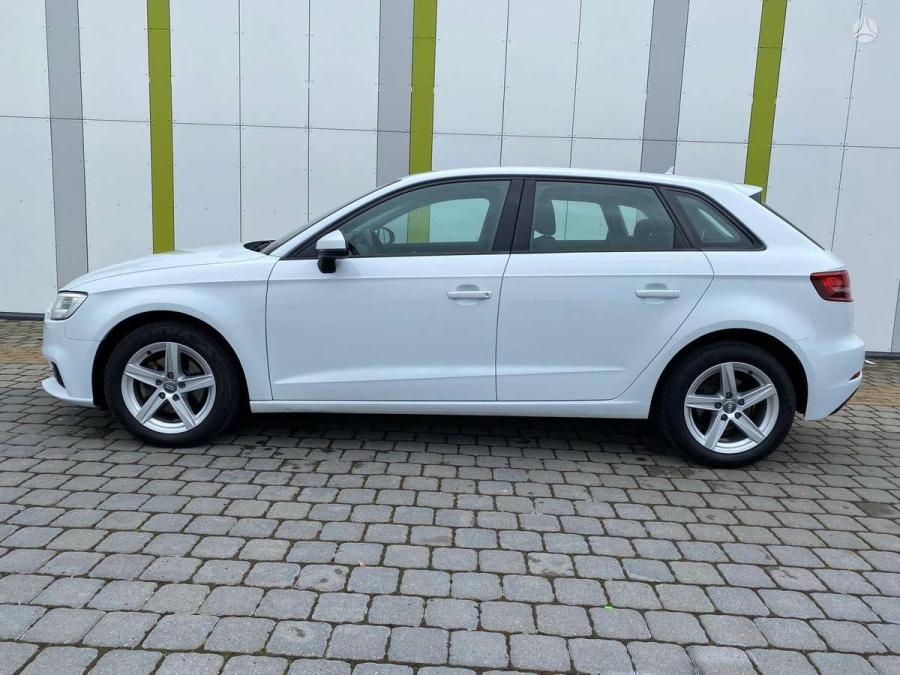 White Audi A3 2016 in Raseiniai, with an engine capacity of 1.60 L and mileage of 275 thousand km for 8500 €, photo 9 on AUTOMOTO.COM.LV