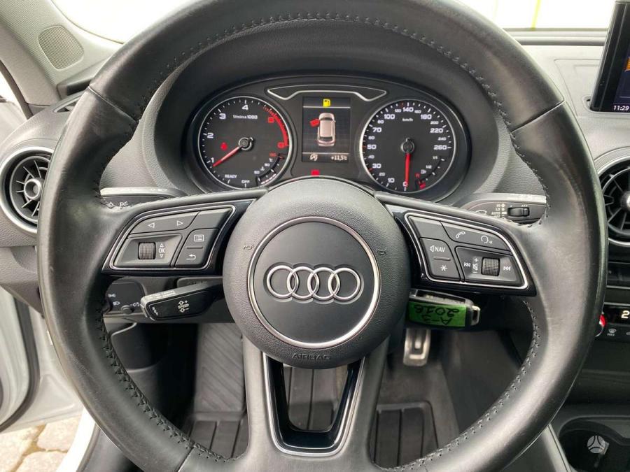 White Audi A3 2016 in Raseiniai, with an engine capacity of 1.60 L and mileage of 275 thousand km for 8500 €, photo 13 on AUTOMOTO.COM.LV