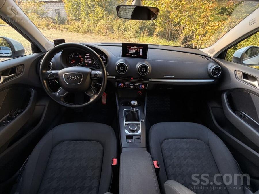 White Audi A3 2016 in Riga, with an engine capacity of 1.60 L and mileage of 326 thousand km for 7850 €, photo 3 on AUTOMOTO.COM.LV