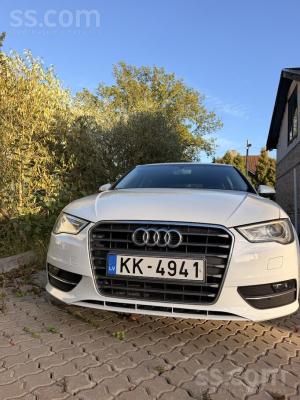 White Audi A3 2016 in Riga, with an engine capacity of 1.60 L and mileage of 326 thousand km for 7850 €, photo 6 on AUTOMOTO.COM.LV