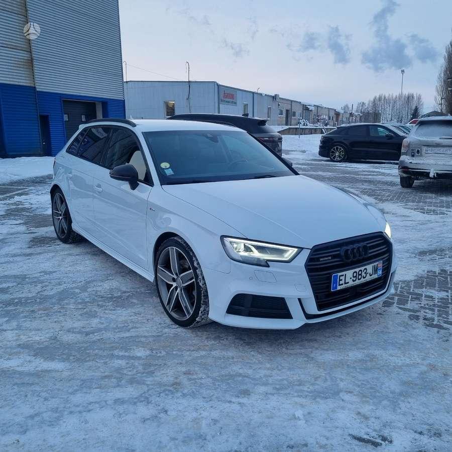 White Audi A3 2017 in Taurage, with an engine capacity of 1.97 L and mileage of 168 thousand km for 15700 €, photo 2 on AUTOMOTO.COM.LV