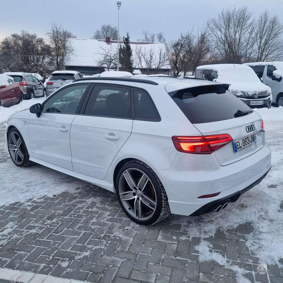 White Audi A3 2017 in Taurage, with an engine capacity of 1.97 L and mileage of 168 thousand km for 15700 €, photo 4 on AUTOMOTO.COM.LV