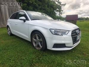 White Audi A3 2017 in Riga, with an engine capacity of 1.60 L and mileage of 203 thousand km for 12350 €, photo  on AUTOMOTO.COM.LV