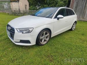 White Audi A3 2017 in Riga, with an engine capacity of 1.60 L and mileage of 203 thousand km for 12350 €, photo 3 on AUTOMOTO.COM.LV