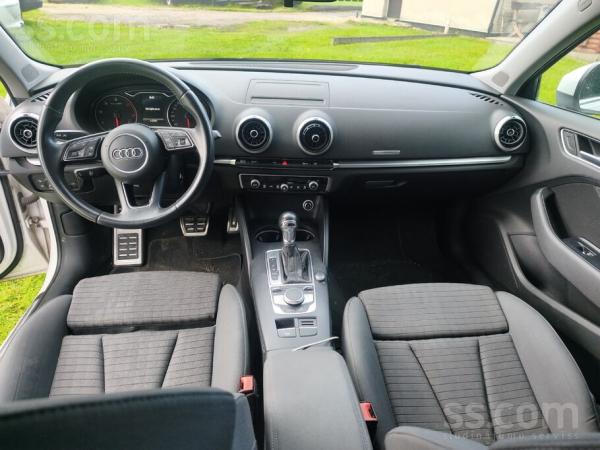 White Audi A3 2017 in Riga, with an engine capacity of 1.60 L and mileage of 203 thousand km for 12350 €, photo 8 on AUTOMOTO.COM.LV