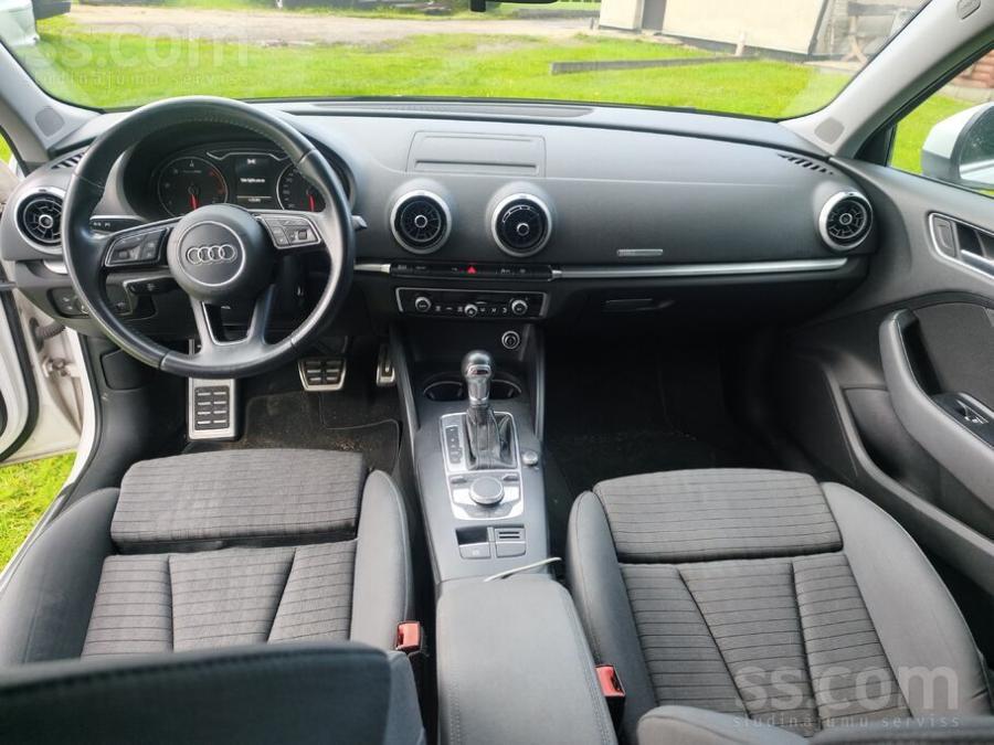 White Audi A3 2017 in Riga, with an engine capacity of 1.60 L and mileage of 203 thousand km for 12350 €, photo 9 on AUTOMOTO.COM.LV