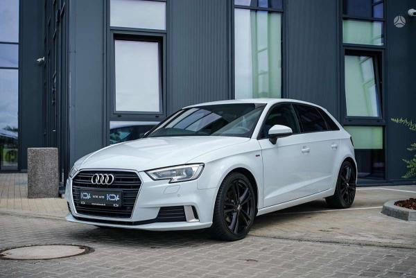White Audi A3 2017 in Kaunas, with an engine capacity of 1.97 L and mileage of 195 thousand km for 12750 €, photo 2 on AUTOMOTO.COM.LV