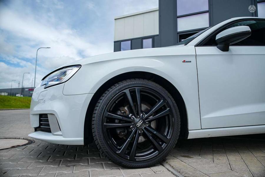 White Audi A3 2017 in Kaunas, with an engine capacity of 1.97 L and mileage of 195 thousand km for 12750 €, photo 7 on AUTOMOTO.COM.LV