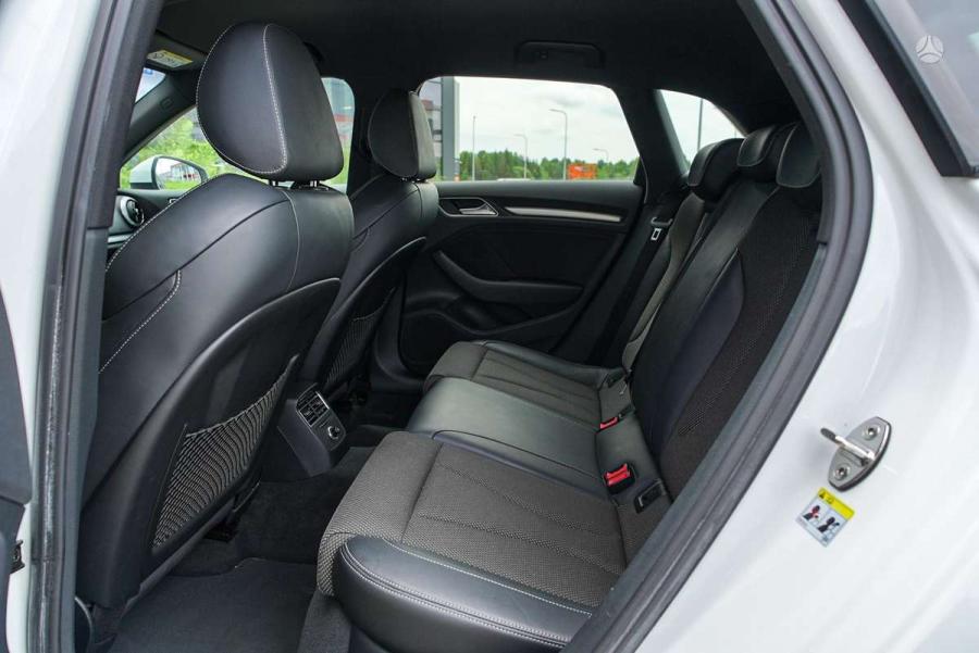 White Audi A3 2017 in Kaunas, with an engine capacity of 1.97 L and mileage of 195 thousand km for 12750 €, photo 34 on AUTOMOTO.COM.LV