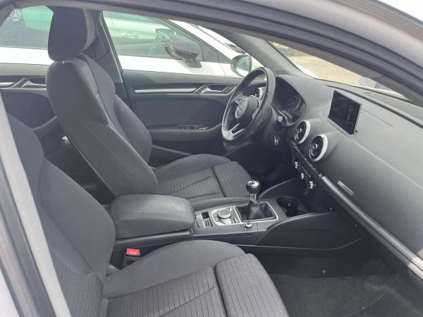 White Audi A3 2017 in Panevezys, with an engine capacity of 1.60 L and mileage of 235 thousand km for 9500 €, photo 7 on AUTOMOTO.COM.LV