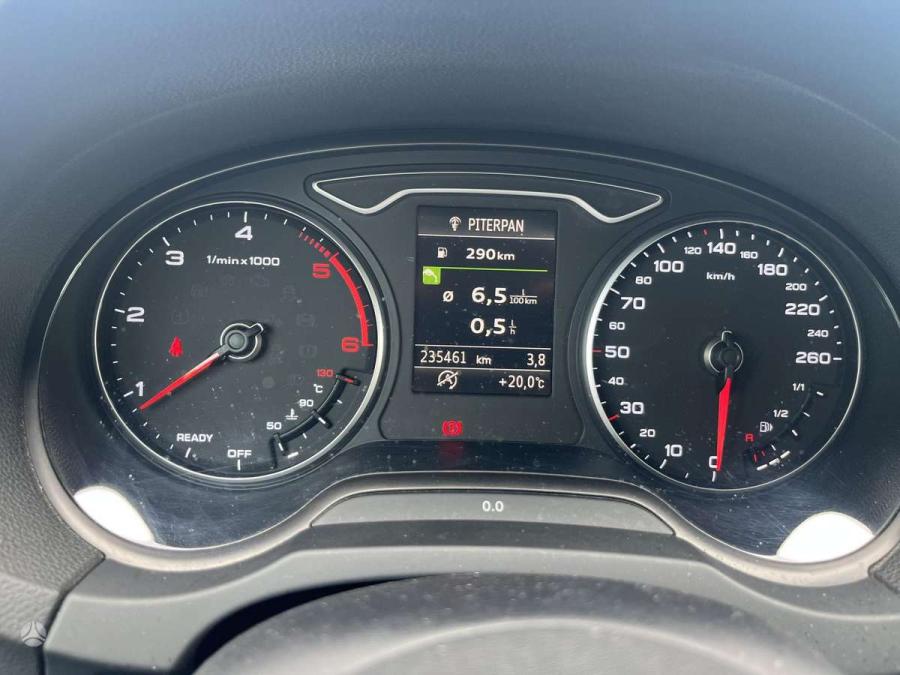 Balts Audi A3 2017 Panevēža, ar dzinēja tilpumu 1.60 L un nobraukumu 235 tūkst. km par 9500 €, foto 11 vietnē AUTOMOTO.COM.LV