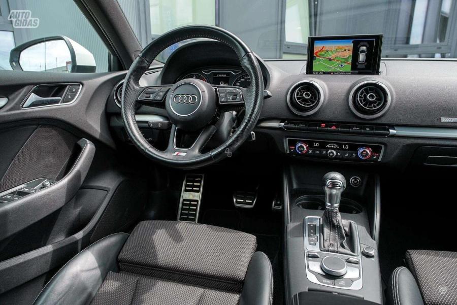 White Audi A3 2017 in Kaunas, with an engine capacity of 2.00 L and mileage of 195 thousand km for 12450 €, photo 18 on AUTOMOTO.COM.LV