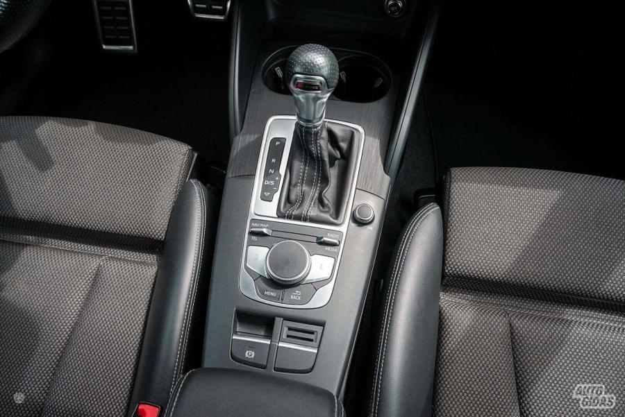 White Audi A3 2017 in Kaunas, with an engine capacity of 2.00 L and mileage of 195 thousand km for 12450 €, photo 23 on AUTOMOTO.COM.LV