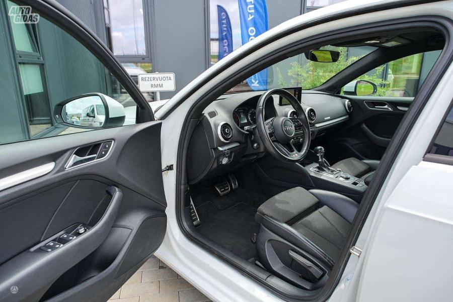 White Audi A3 2017 in Kaunas, with an engine capacity of 2.00 L and mileage of 195 thousand km for 12450 €, photo 24 on AUTOMOTO.COM.LV
