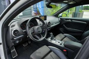 White Audi A3 2017 in Kaunas, with an engine capacity of 2.00 L and mileage of 195 thousand km for 12450 €, photo 26 on AUTOMOTO.COM.LV