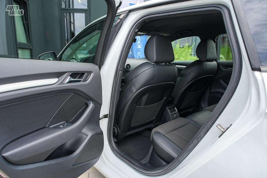 White Audi A3 2017 in Kaunas, with an engine capacity of 2.00 L and mileage of 195 thousand km for 12450 €, photo 33 on AUTOMOTO.COM.LV