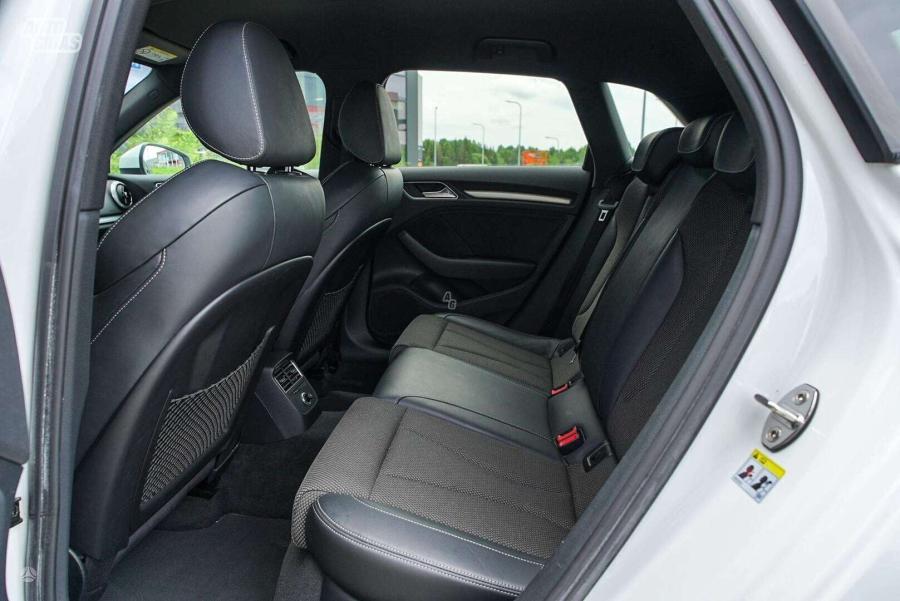 White Audi A3 2017 in Kaunas, with an engine capacity of 2.00 L and mileage of 195 thousand km for 12450 €, photo 34 on AUTOMOTO.COM.LV